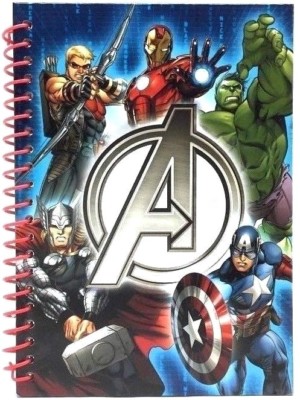 Marvel The Avengers Assemble Thor Hulk School Journal Diary Notebook 48 ...