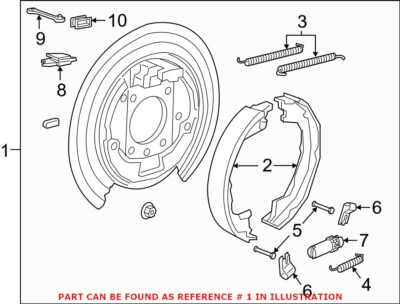 Genuine OEM Mopar Rear Parking Brake Assembly For Jeep Gladiator ...