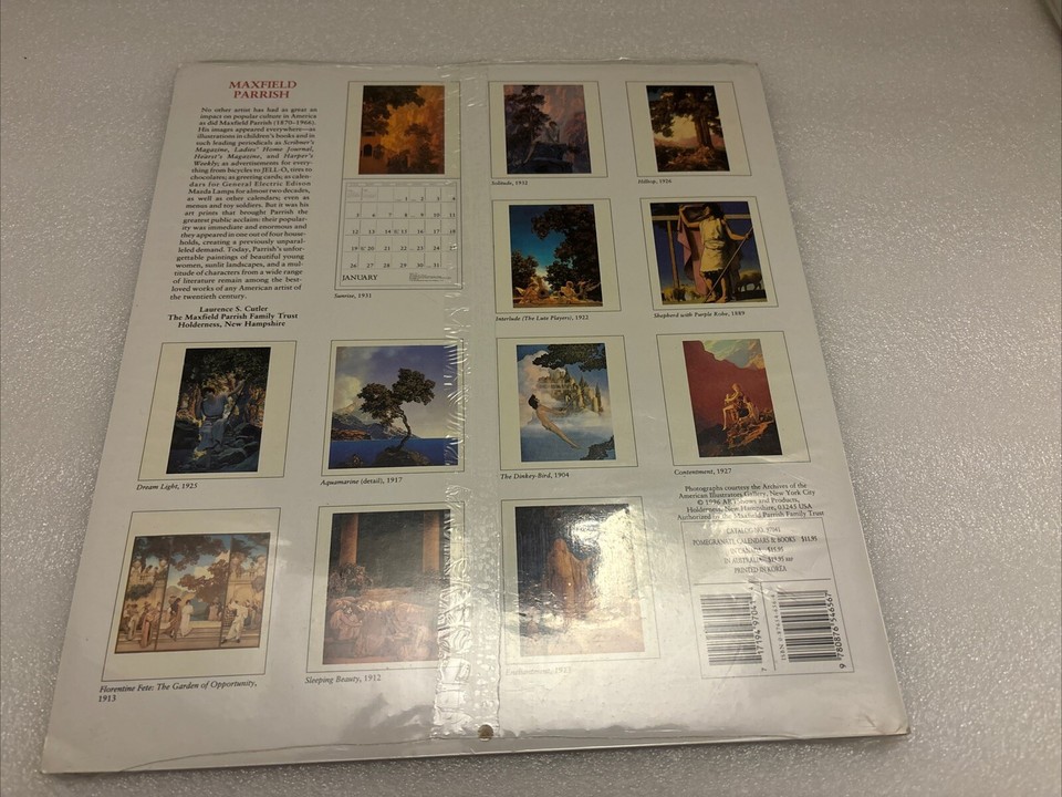 1997 Maxfield Parrish Pomegranate Calendars And Books Sealed | eBay