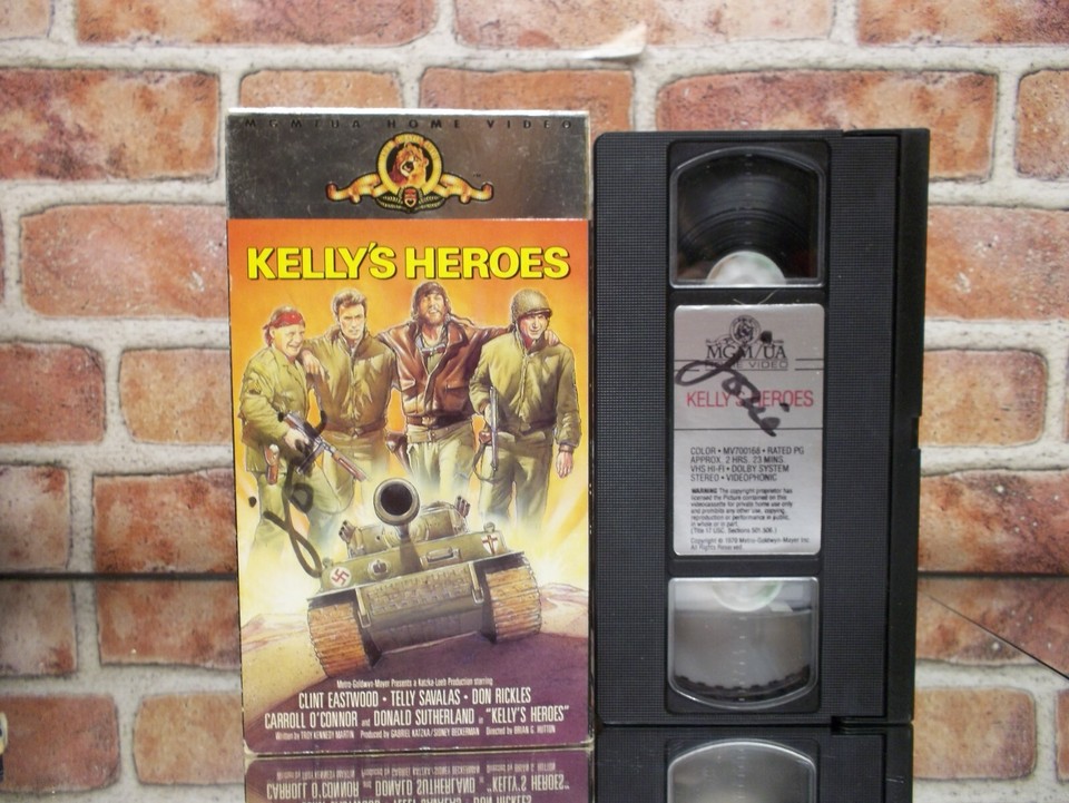Kelly's Heroes VHS Video Clint Eastwood Telly Savalas Don Rickles | eBay