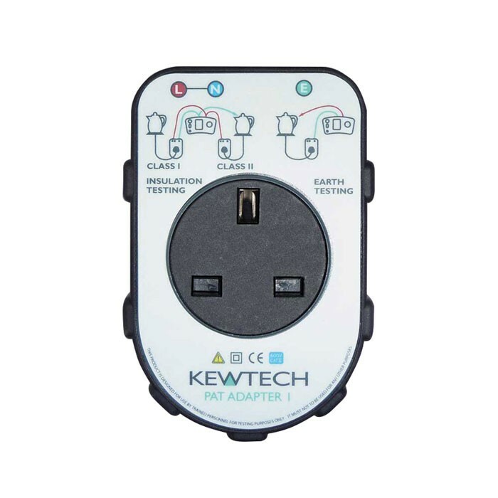 Kewtech Pat Adapter 1 Portable Appliance Test Adaptor for 17th Edition ...