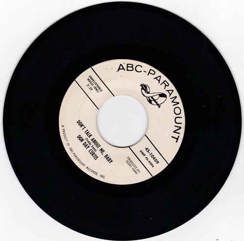Popcorn 45RPM - Don Jour Curtis Sur Abc - Rare Promo ! Beau Copy ! Son ...