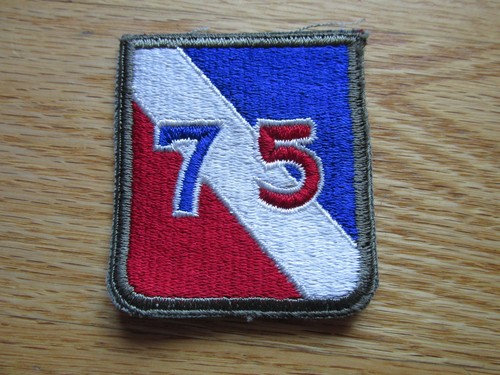 US Army Infantry 75th division Fully embriordered FE patch " Make Ready ...