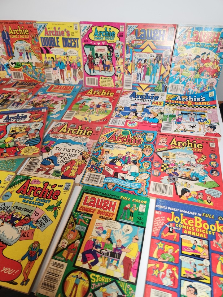 74 Vintage Archie Comic Digest Books - 1980's Era | eBay