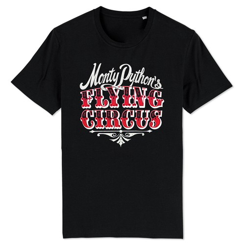 Official Monty Python's Flying Circus Red Logo Tshirt Comedy TV Show ...