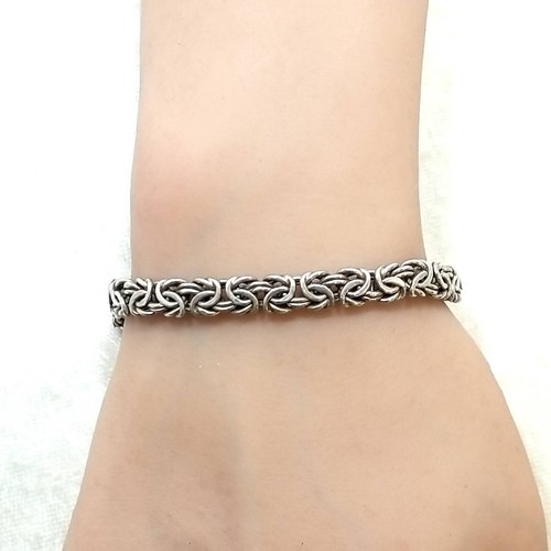 Byzantine Turkey AK 925 Sterling 7.25" Bracelet 9.4 Grams | eBay