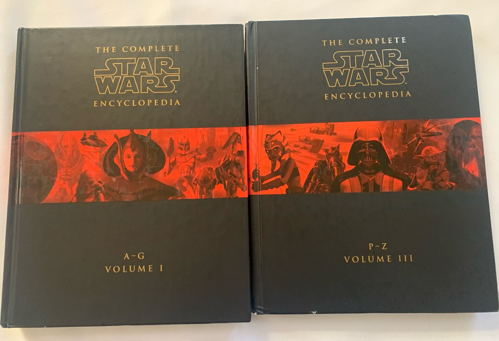 The Complete Star Wars Encyclopedia A - G Volume I & P-Z Volume III ...