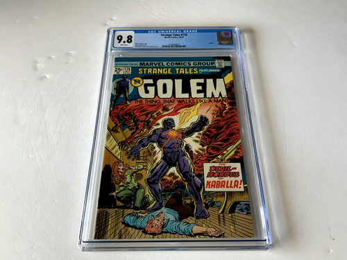STRANGE TALES 176 CGC 9.8 WHITE PAGES 2ND APPEARANCE GOLEM MARVEL COMICS 1974 | eBay