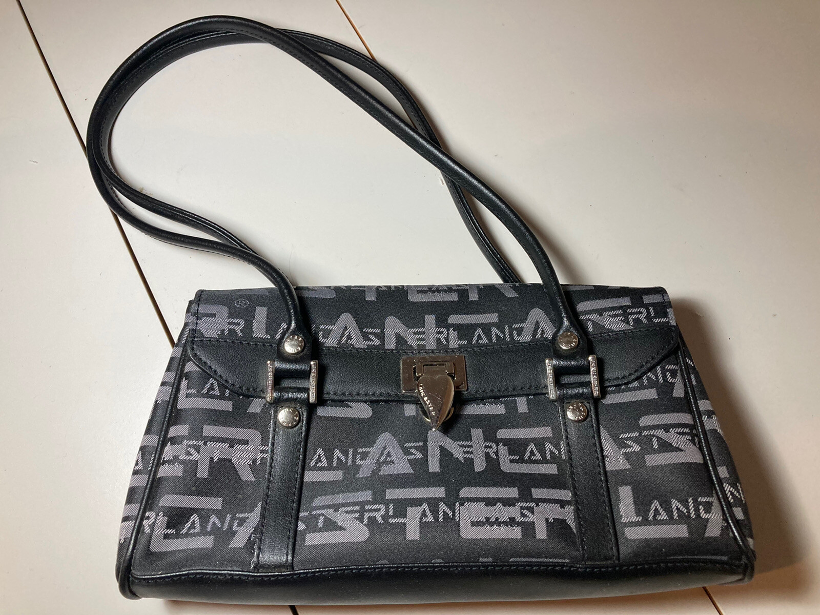 Lancaster Brand Black/Gray Color Women’s Hand Bag - M… - Gem