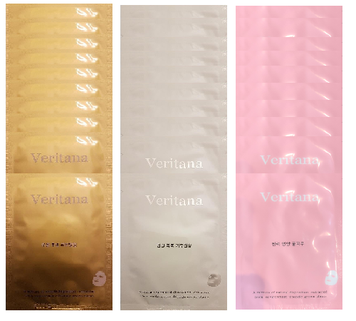 30 (Pieces/Box) Sheet Masks Veritana Natural Set | eBay