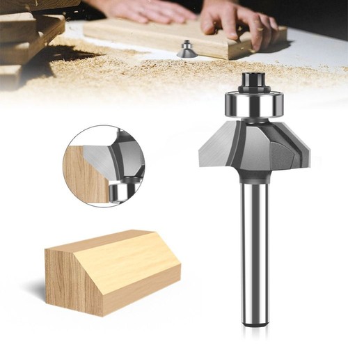 with Bearing Oblique Angle Router Bit Trimming Machine Woodworking ...