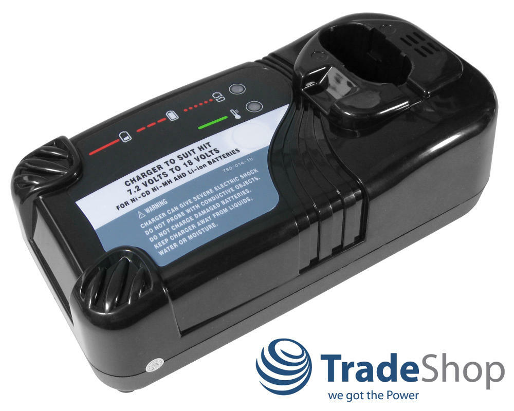 Akku Ladegerät 7,2V-18V Ladestation für Hitachi DV18DCL DV18DL DV18DMR ...