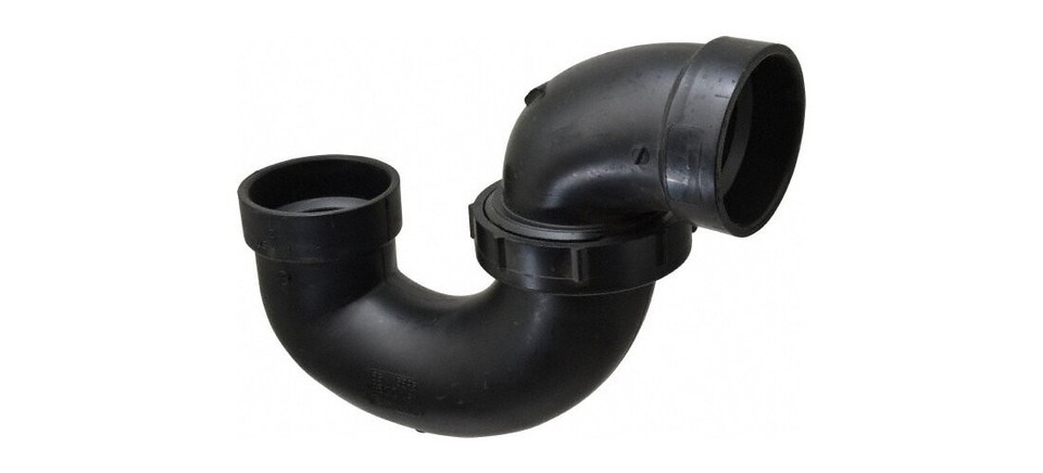 Drain, Waste & Vent P-Trap with Union: 2" Fitting, Hub x Hub ...
