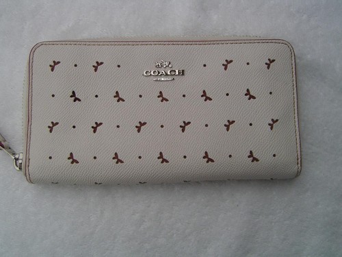 AUTHENTIC COACH CHALK BUTTERFLY CUT OUT ACCORDION WALLET #59059 EUC | eBay