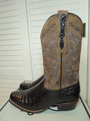 Rujo Be Brave The Trace 7-Toe Caiman Belly Western Boots RBME12-02 Men ...