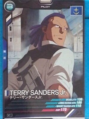 Gundam Arsenal Base TERRY SANDERS Jr UT03-037 C Japan Pre-Owned | eBay