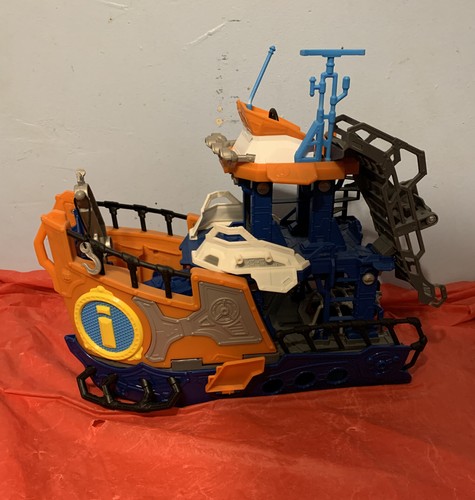 Fisher Price Imaginext Deep Sea Mission Command Ship Boat | eBay