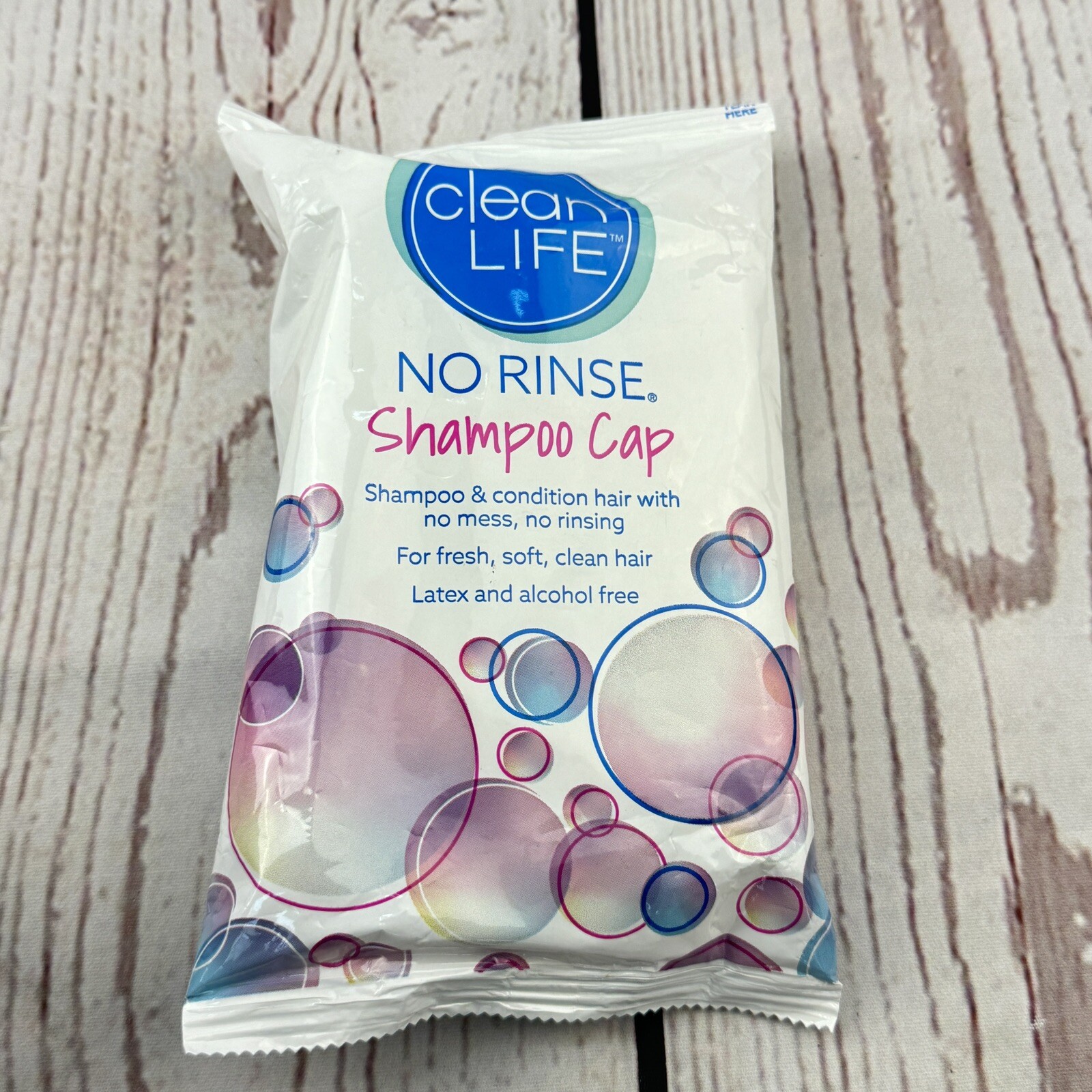 No-Rinse Shampoo Cap by Cleanlife Microwaveable Latex-Free Alcohol-Free ...