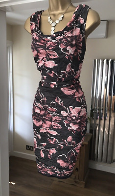 £140 Phase Eight 'Tegan Rose' Ruched pencil wiggle cocktail party dress ...