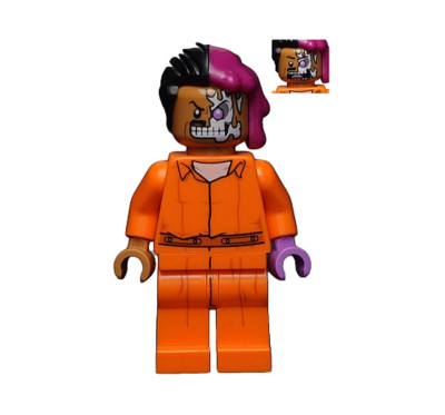 Lego Two-Face 70912 Prison Jumpsuit Batman Movie Super Heroes ...