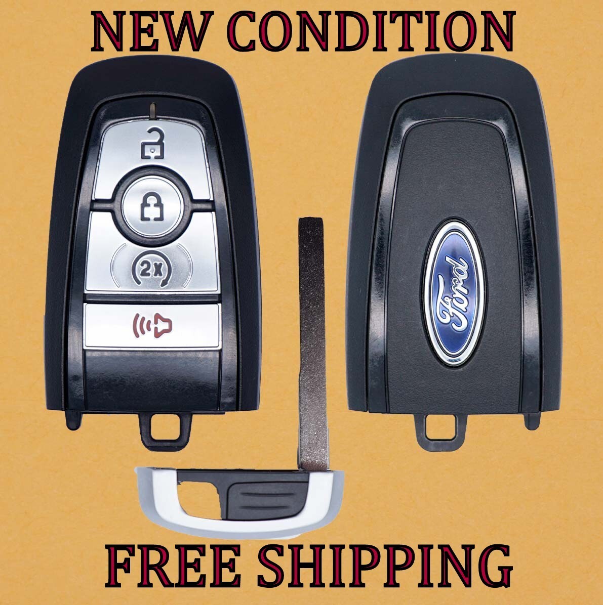 LIKE NEW OEM 17-20 FORD EDGE SMART KEY PROXIMITY REMOTE START FOB 164 ...