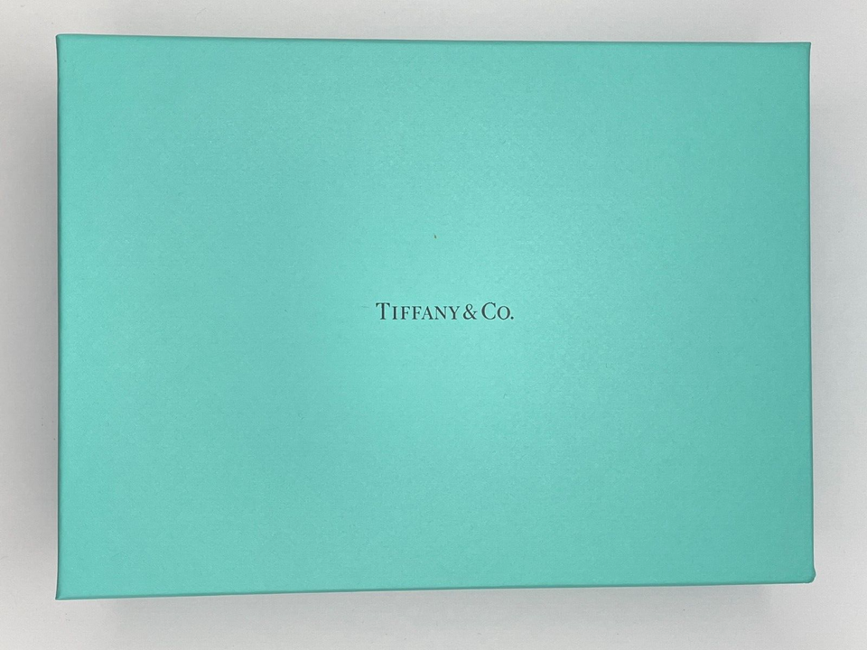 Tiffany & Co Large Empty Storage Box w/ Tissue Paper 9 1/4" x 6 3/4" x ...