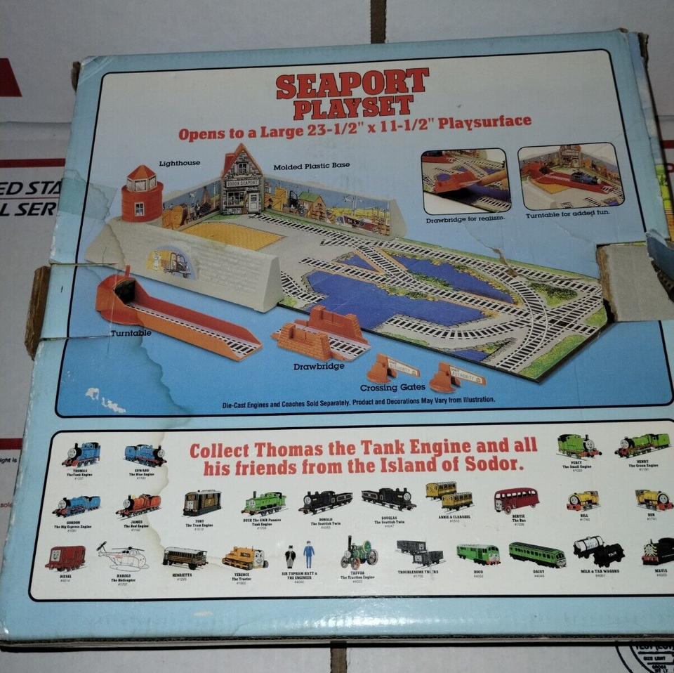 Thomas the Train Shining Time Station Seaport Playset 23.5x11.5" Base ...