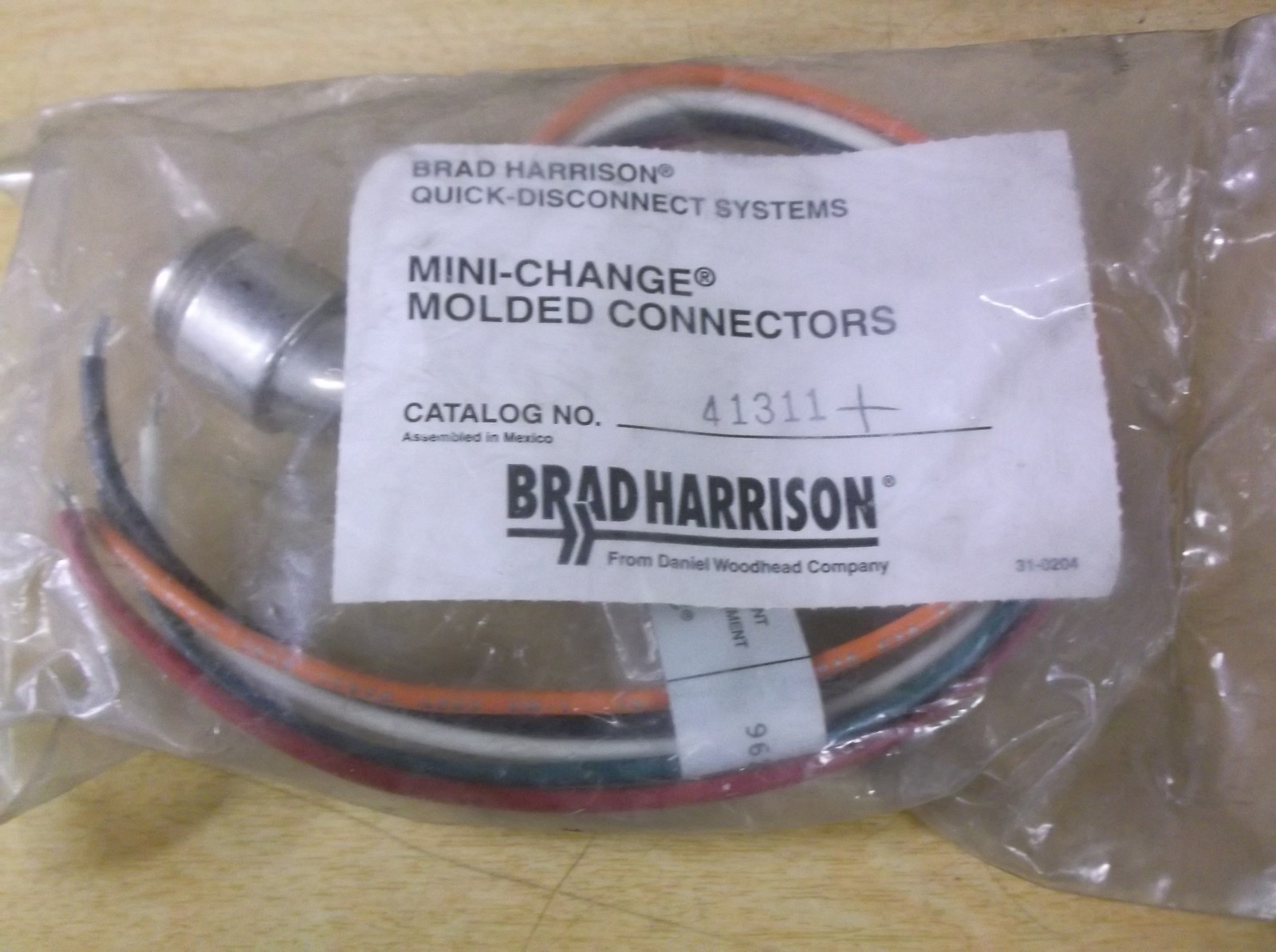 NEW Brad Harrison 41311 Mini-Change Molded Connectors 600V 8A *FREE ...