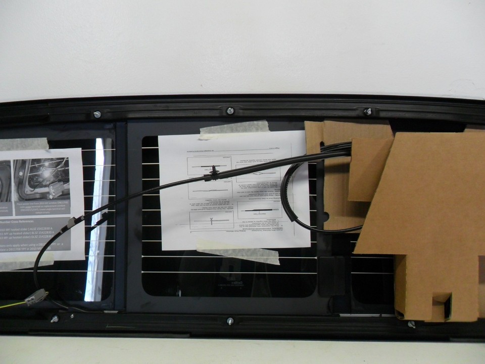 Ford OEM F150 Carlite Rear Power Slider Heated Back Window Glass 2004 ...