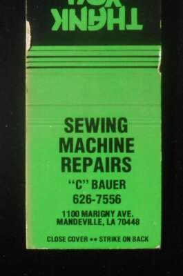 1970s Atlantis Match Sewing Machine Repairs C Bauer 1100 Marigny ...
