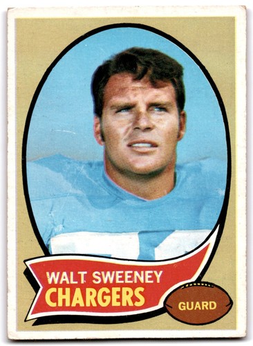1970 Topps Fair Condition Walt Sweeney San Diego Chargers #173 | eBay