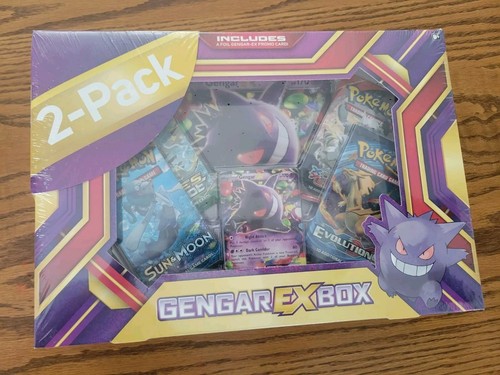 Sam's Exclusive 2 Pack EX box Charizard Gengar Sealed Promo Cards ...