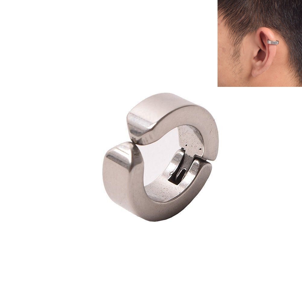 Single Punk Mens Cool Ear Clip Fashion Punk Earring Gothic Ear Cuff ...