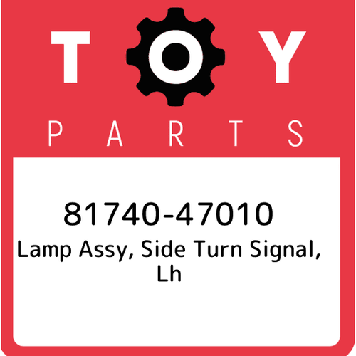 81740-47010 Toyota Lamp assy, side turn signal, lh 8174047010, New ...