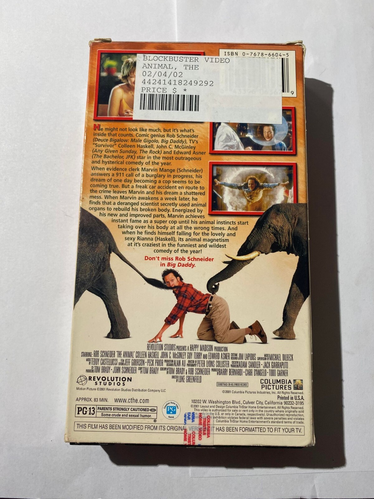 The Animal (VHS, 2001) 43396063679| eBay