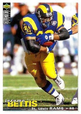 1995 Collector's Choice #189 Jerome Bettis St. Louis Rams HOF | eBay