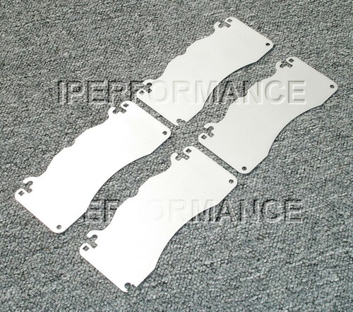 Titanium Brake Heat Shield Set Notched for Ford Mustang Shelby GT500 6P ...