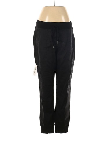 NWT Level 99 Women Black Linen Pants M | eBay