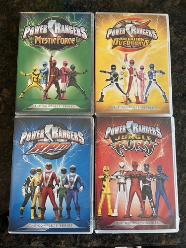 Power Rangers Seasons 14-17; 14 15 16 17 RPM Mystic Jungle Overdrive ...