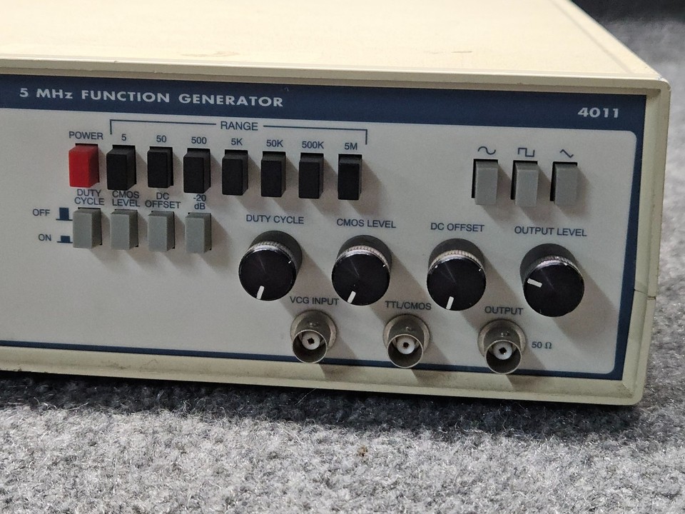 BK Precision 4011 5MHz Function Generator Benchtop/Desktop B&K System ...