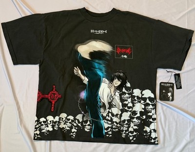 Civil Regime Death Note Anime Collab Oversized Large Graphic Tee | eBay
