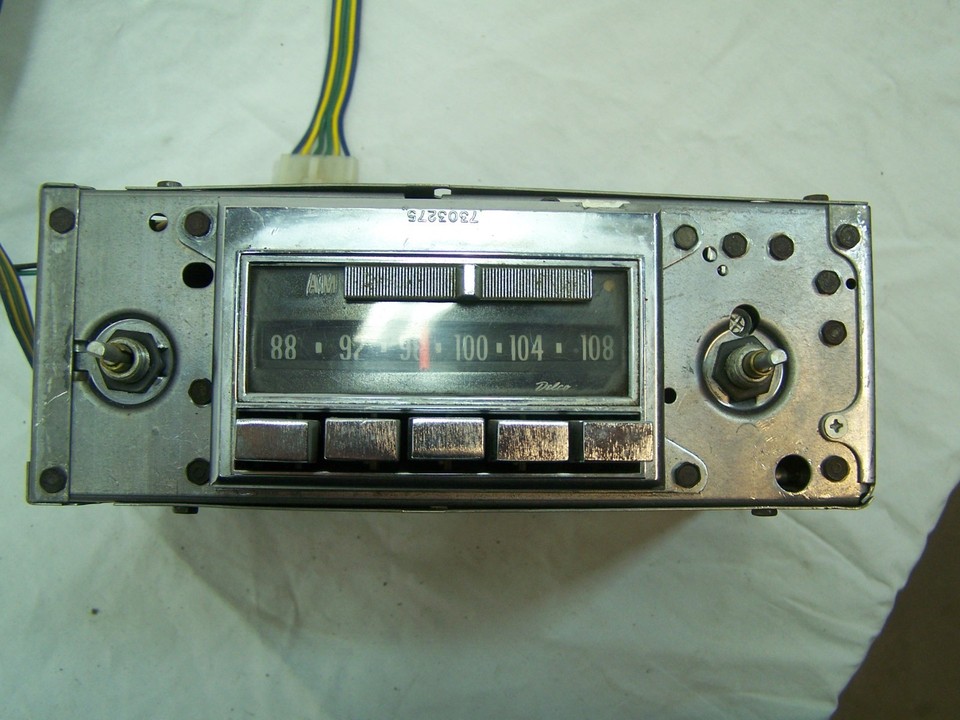 Corvette 1972-1976 AM FM Stereo Radio in Unknown Working Condition | eBay