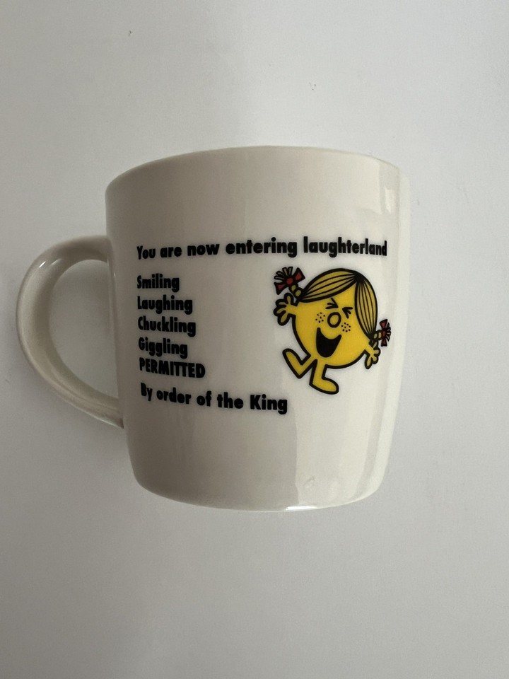 Little Miss Sunshine Ceramic Chorion Mug 2009 Mr. Men Mug By Roger ...
