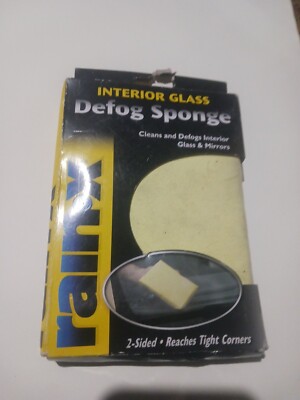 Carrand Rain-X 45116X Microfiber Defogger Sponge Blue/Yellow, 1pk ...