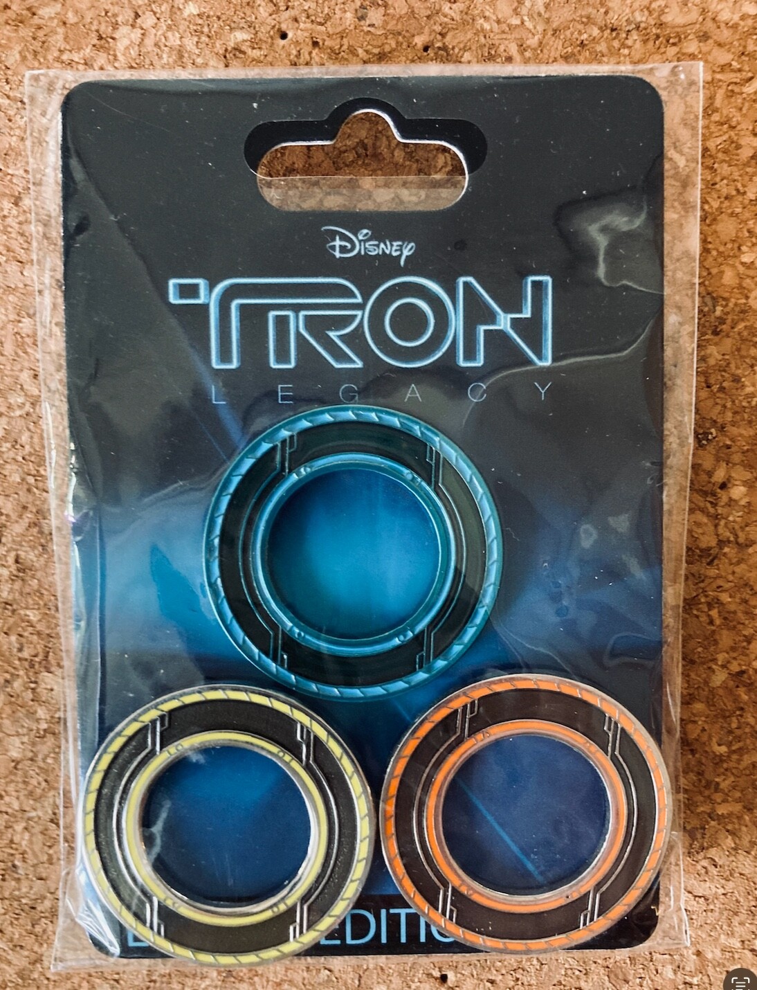 Disney Pin DSF TRON LEGACY Light Discs 3-Pin Set Never Opened RARE | eBay