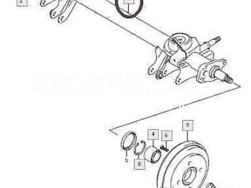 Complete Rear Axle Spring Seat Cup For Suzuki Alto 2009-15 46510M68K50 ...