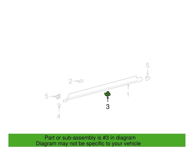 Pack Of 10 Exterior Trim Rocker Panel Molding Retainer Fastener Clips ...