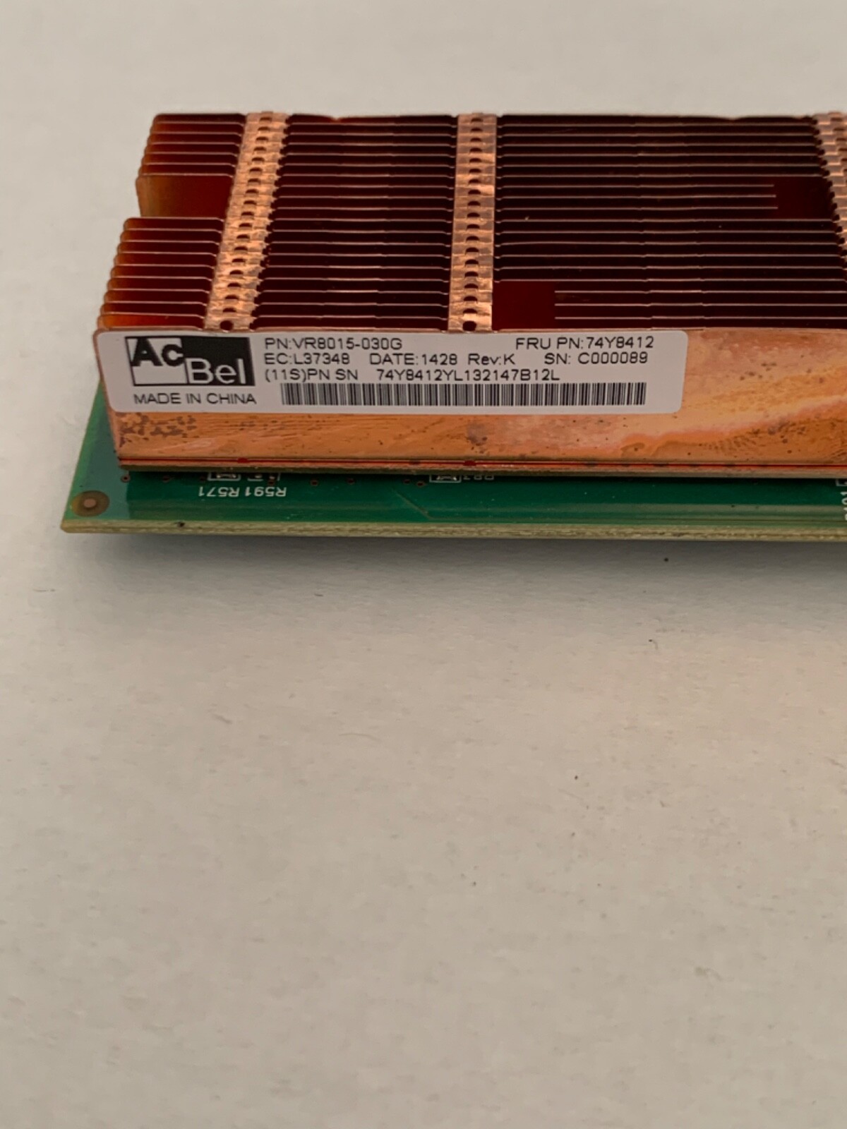 IBM Memory Voltage Regulator Module VR8015-030G 46K6302 for sale online ...