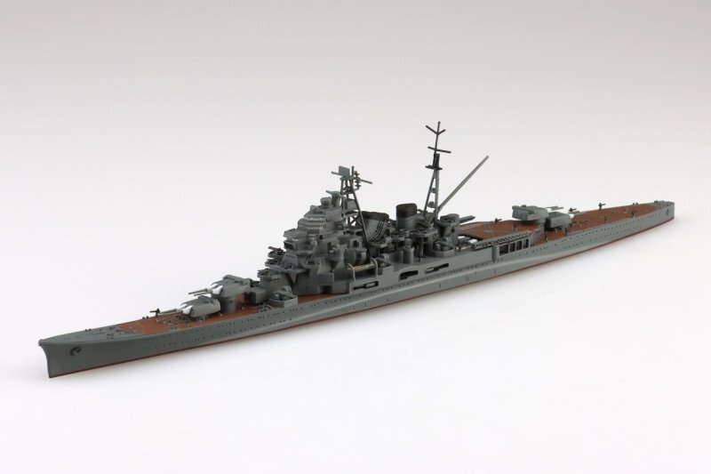 Aoshima 1/700 Scale Waterline Model Kit WWII IJN Japanese Heavy Cruiser ...