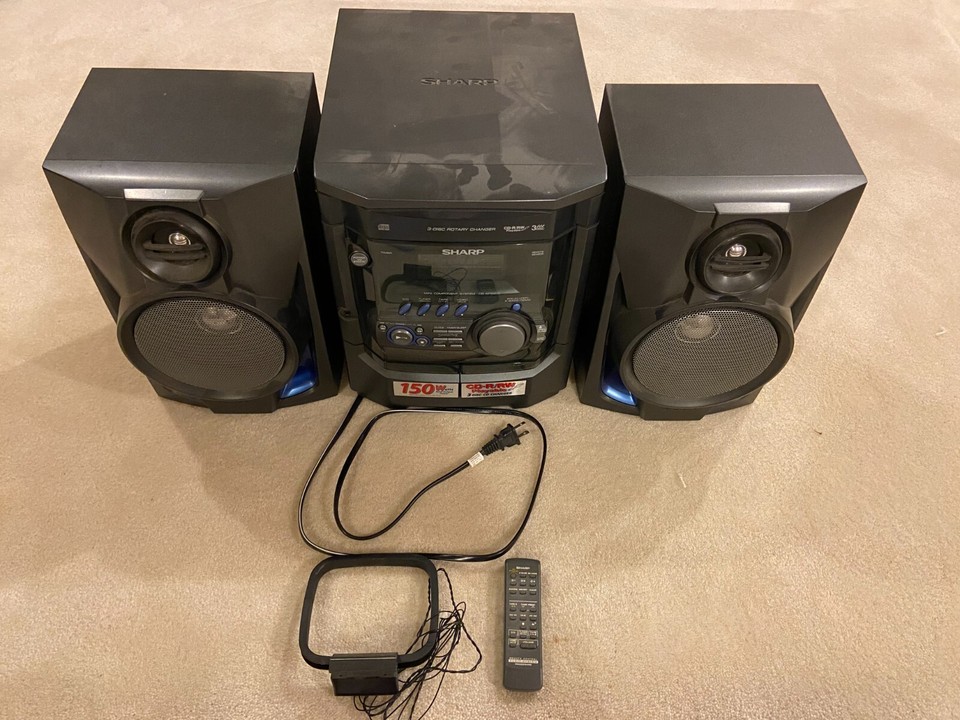 Sharp 3 Disc CD Player, Cassette Player, Radio and Stereo | eBay